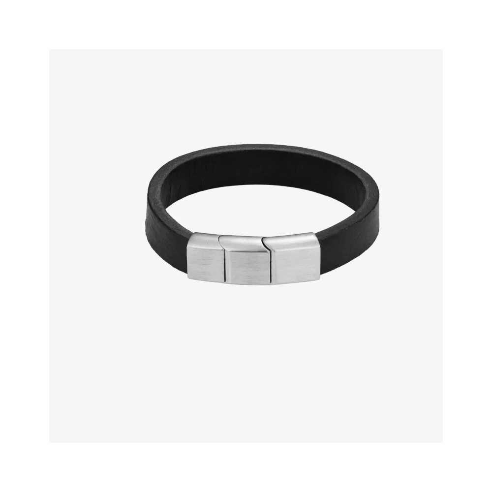 Pulseira de Homem Sierra Preta Lisa